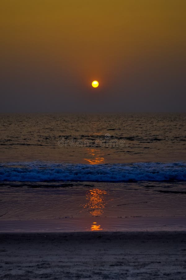 Sunset stock photo. Image of fall, profound, wave, divine - 62680212