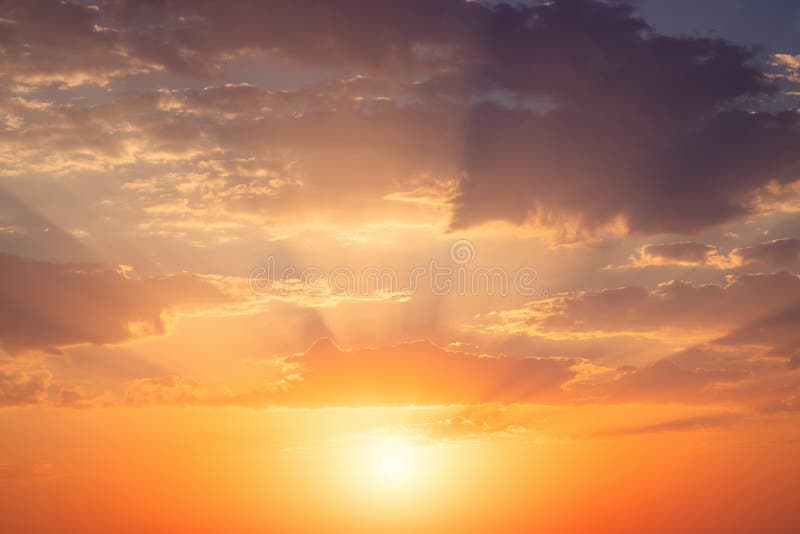 Sunray with dramatic sky stock image. Image of foreground - 195690825