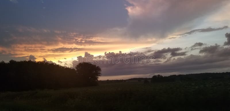 Sunset Drive Home stock photo. Image of drive, florida - 137164808