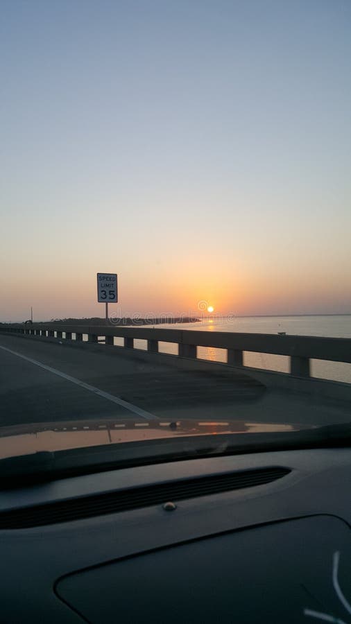 Sunset Drive, Semitruck on Highway Stock Image - Image of scenic ...