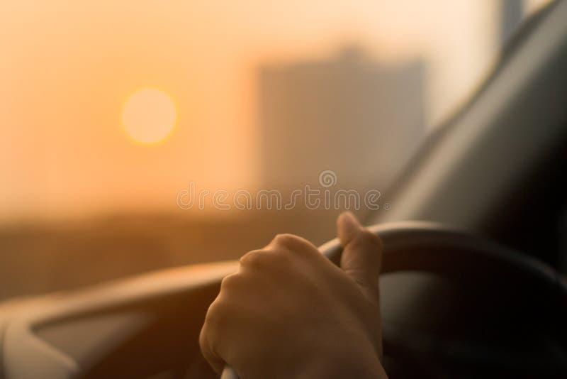 Sunset Drive Home stock photo. Image of drive, florida - 137164808