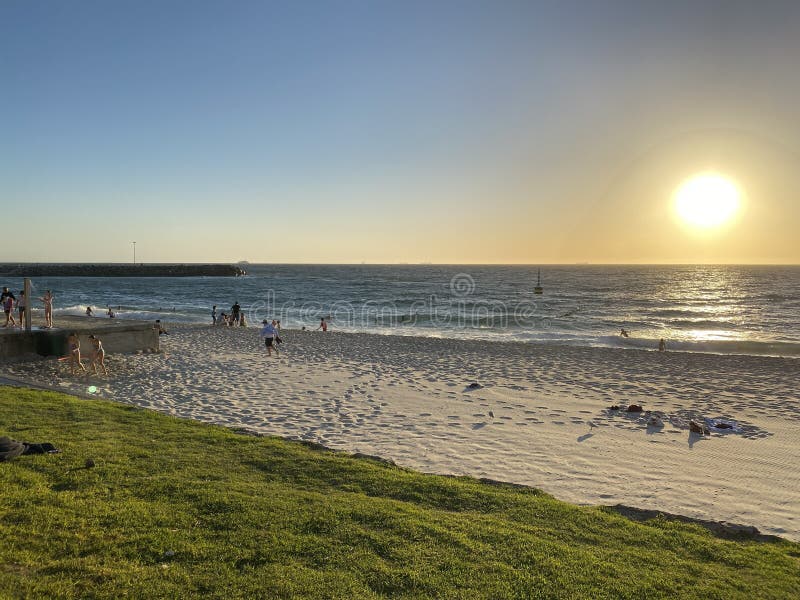 Sunset stock photo. Image of perth, beach, sunset, cottesloe - 243235592
