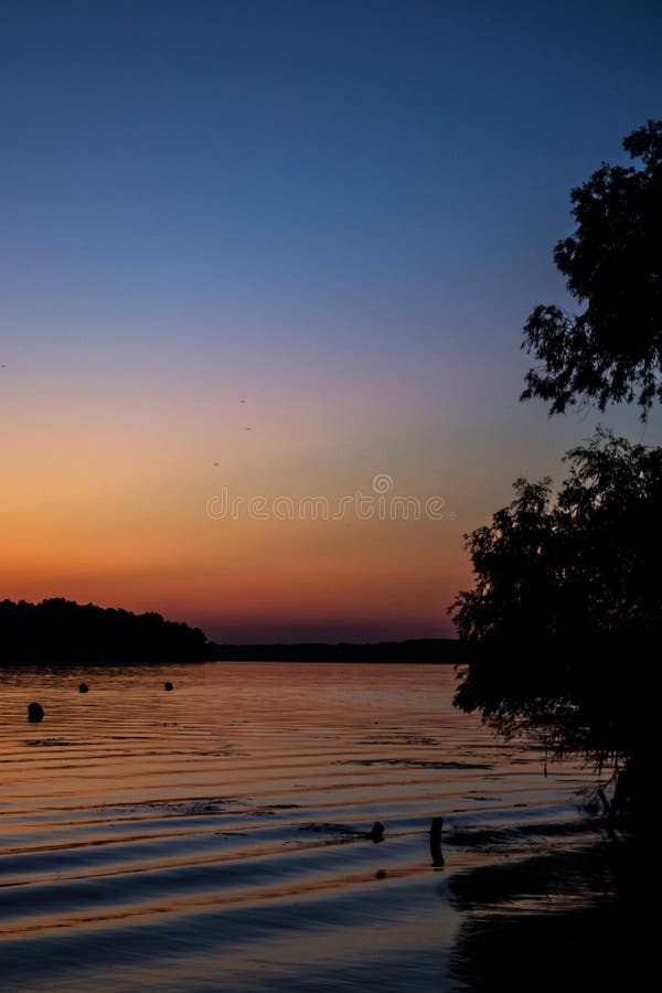 Beautiful Twilight In The Danube Delta Stock Photo - Image of delta ...
