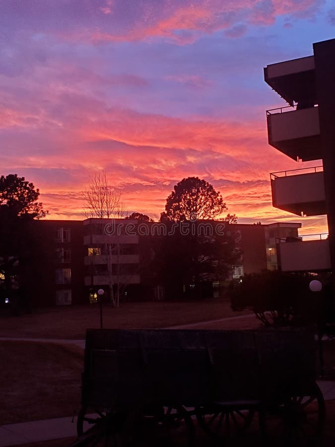 Sunset at dusk stock photo. Image of dusk, clouds, beautiful - 172689424