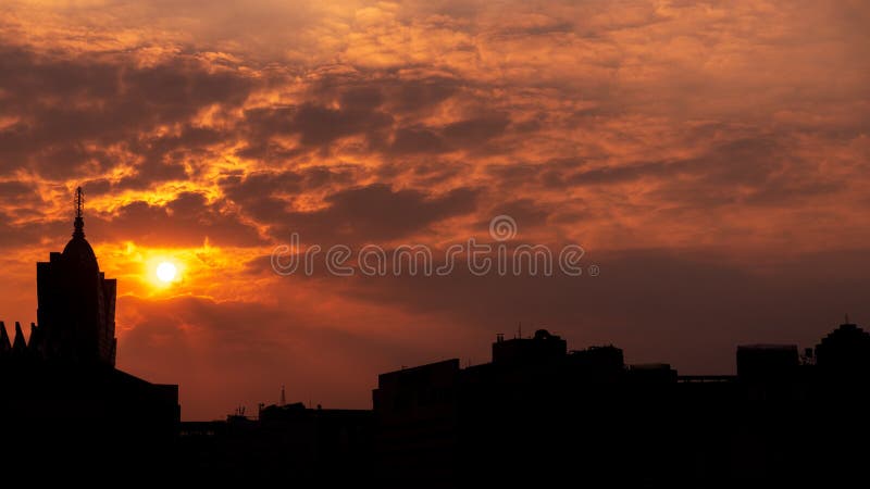 Sunset Dusk Twilight at Macao Stock Image - Image of outdoor, beauty ...