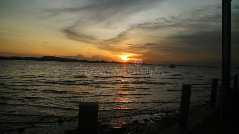 Sunset in the Early Evening Stock Photo - Image of sunset, dawn: 260565230