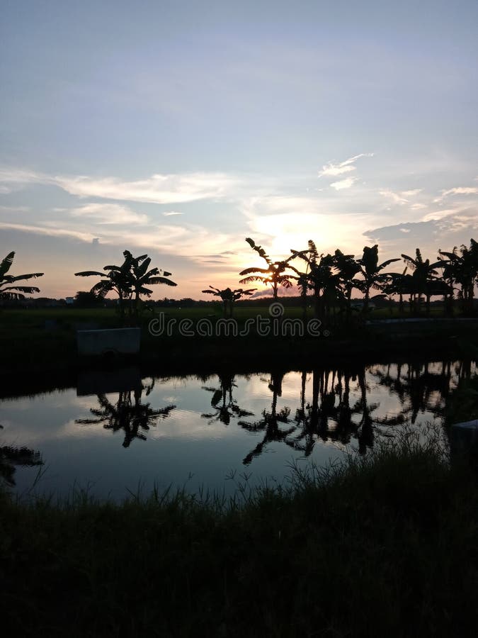 The sunset in the east stock image. Image of views, sunsets - 294113683