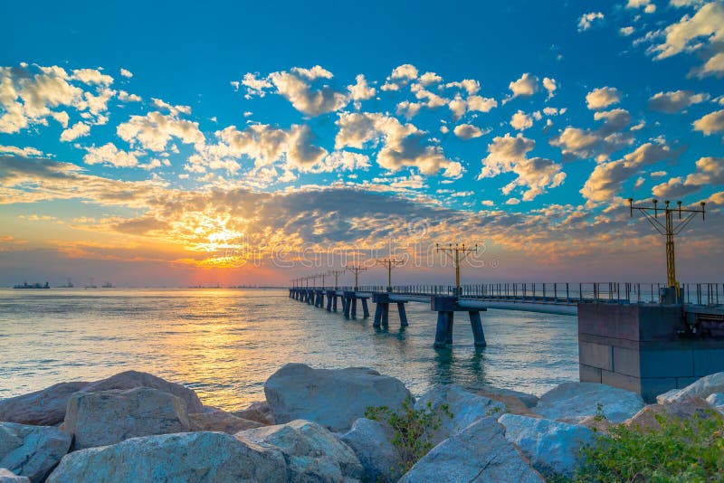 Sunset at end of runway stock image. Image of multi, beauty - 47473695