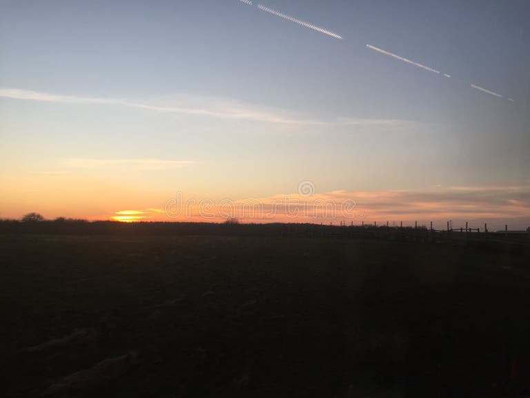 Sunset in England stock photo. Image of view, newcastle - 84826852