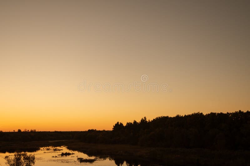 Sunset evening river stock image. Image of sunrise, river - 258646467