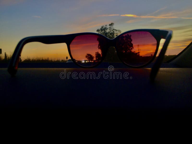 Sunset eyes sign stock photo. Image of sign, horizon - 201740864