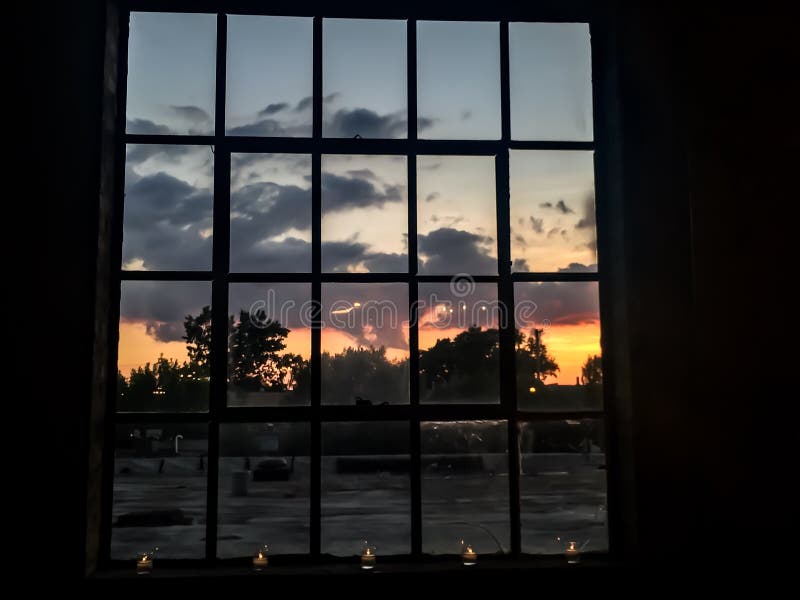 Sunset on the farm stock image. Image of summer, horizon - 75687261