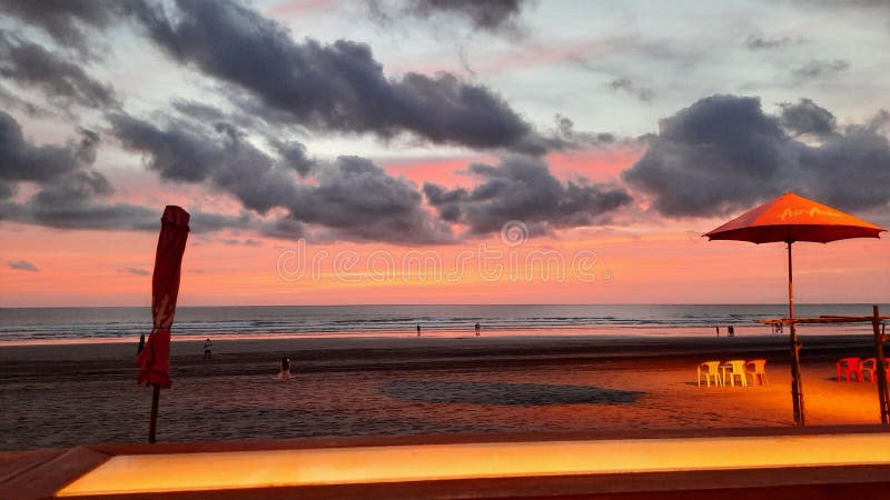 Sunset feel alonely stock image. Image of sunset, feel - 210153675