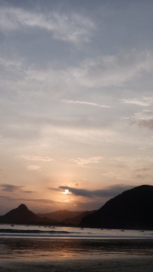 Sunset stock image. Image of finding, travel, sunset - 264700277