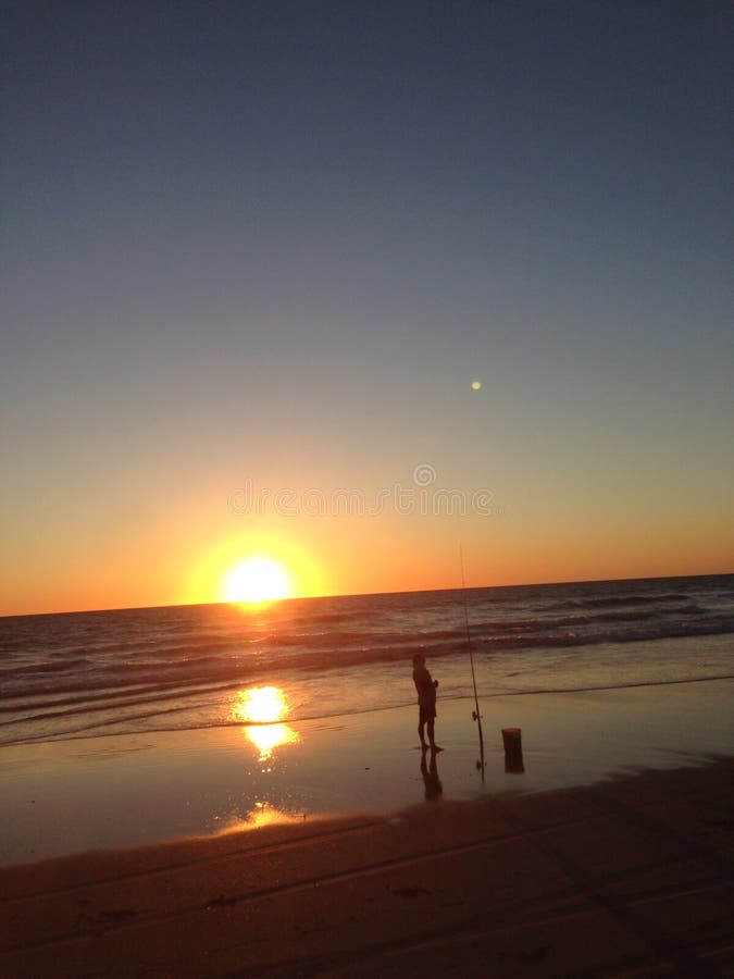 Sunset stock image. Image of dusk, coast, vacation, horizon - 42557409