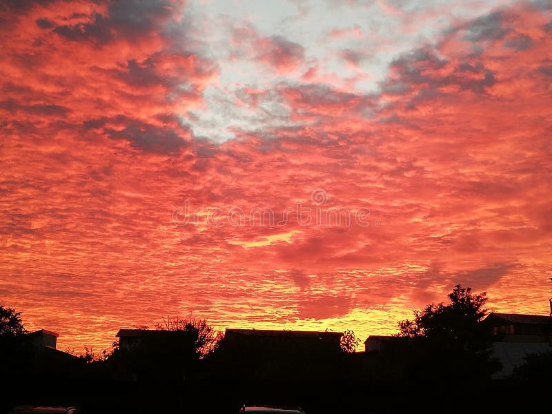 A sunset in the flame. stock image. Image of sunset - 146011077