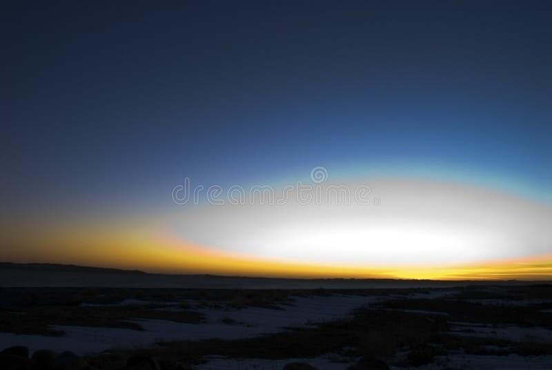 Sunset flash stock photo. Image of nordic, flash, night - 1478862