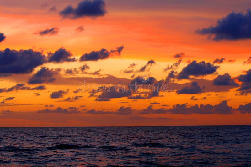 Blue sunset stock image. Image of clouds, blue, kihei - 1708517