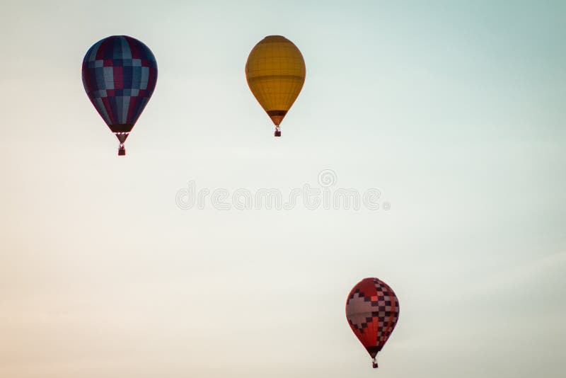 Hot Air Ballons Floating Above Walmart Parking Lot Editorial ...
