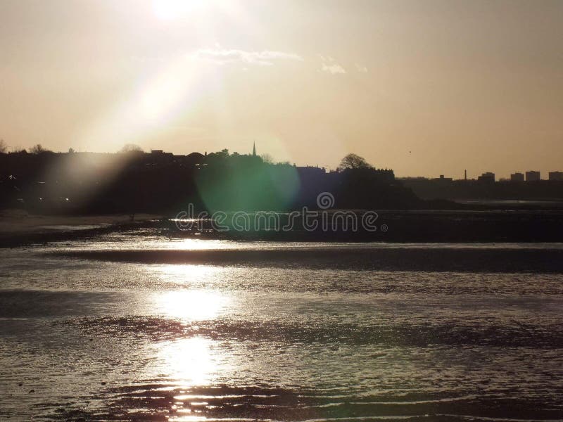 Sunset glisten stock image. Image of water, phenomenon - 70862457