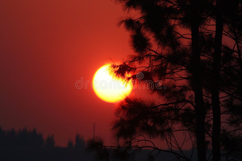 Sunset Glow stock photo. Image of evening, heavens, light - 35168206