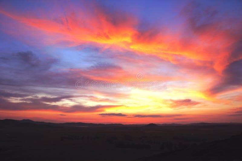 The sunset glow(cloud) stock image. Image of cloud, hide - 4511289