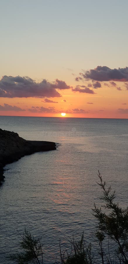 Sunset in gozo stock photo. Image of landscape, malta - 150466262