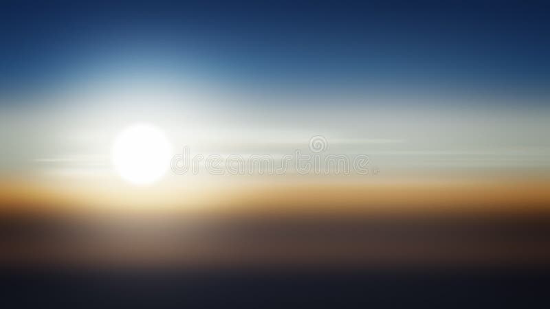 Sunset Gradient Background Sunrise Sun, Sunlight Stock Illustration ...