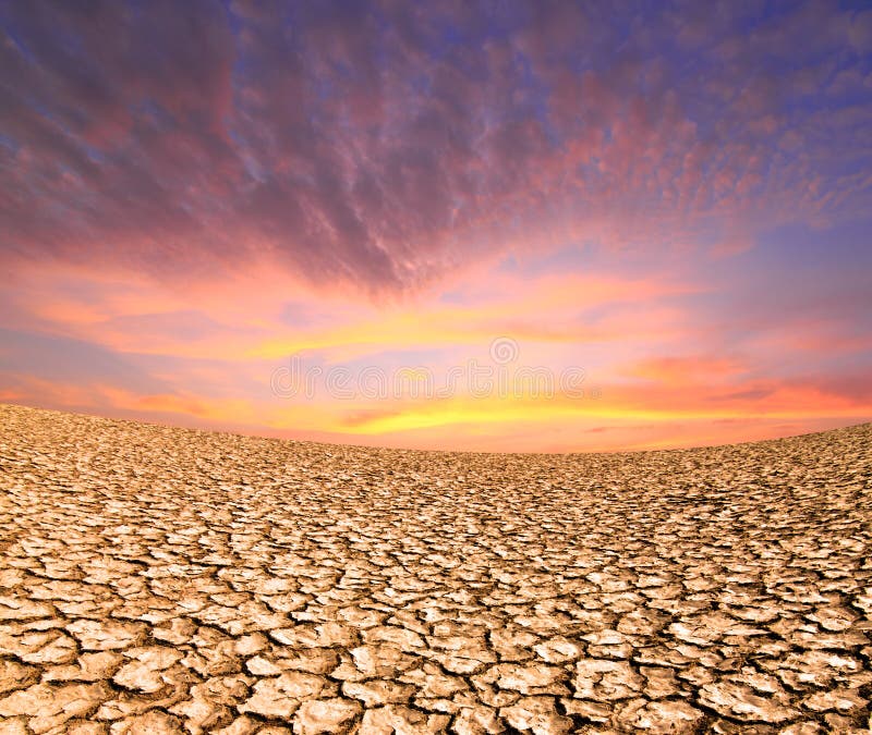 Dryness. Dry Ground Cracked because of Pollution and Global Warming ...