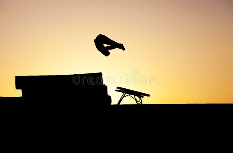 Sunset gymnast stock photo. Image of activity, high, control - 30542612