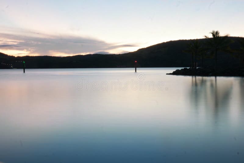 Sunset Hamilton Island stock image. Image of island, queensland - 82965821