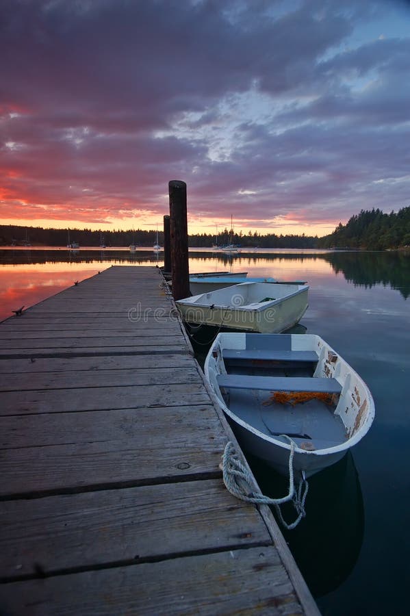 Sunset On The Harbor Picture. Image: 1235806