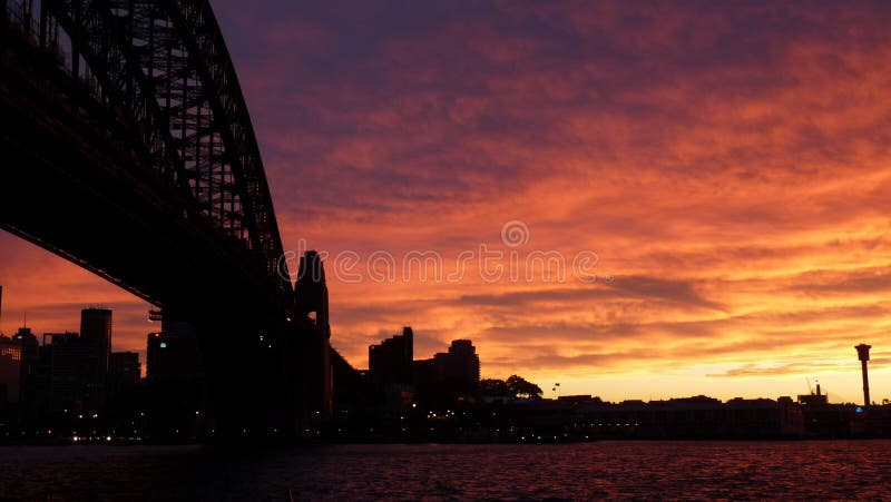 Sunset at the Harbor stock image. Image of sunrise, city - 53499671