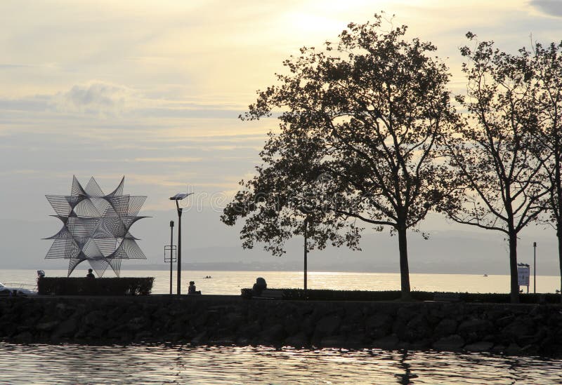 Sunset of Harbour stock photo. Image of harbour, landscape - 45417362