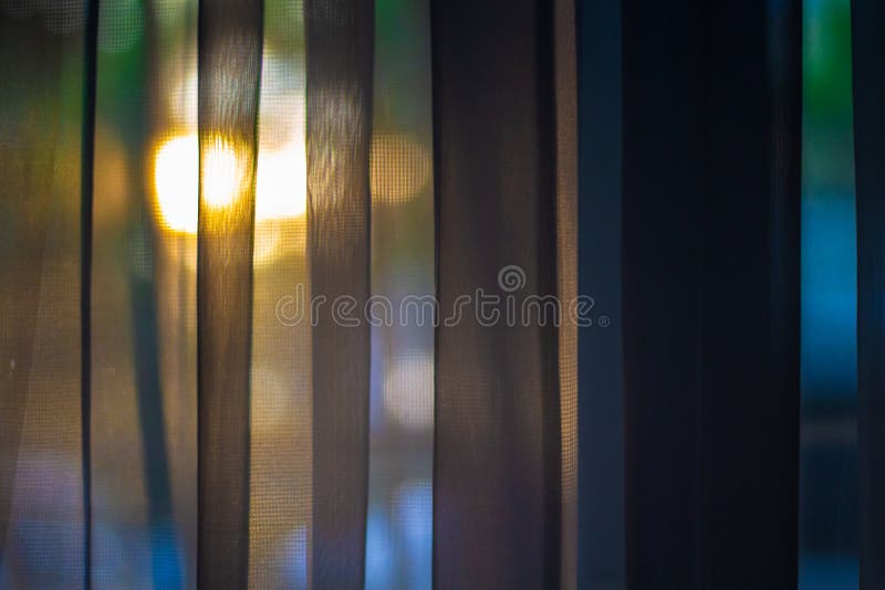 Sunset from home stock image. Image of room, orange - 189534013
