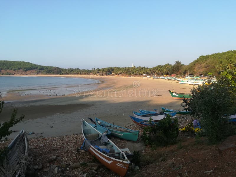 Sunset at Honali Kumta Beach Karnataka, Indian. Editorial Image - Image ...
