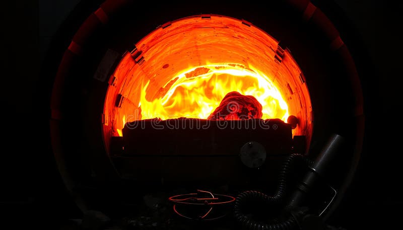 Sunset Horizon Fire, Dramatic Sky and Evening Light Generative AI Stock ...