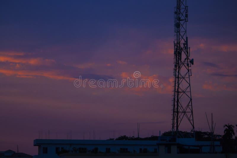 The Sunset hue stock image. Image of nature, beautiful - 114334399