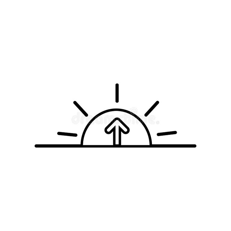 Sunset Icon. Element of Whether for Mobile Concept and Web Apps Icon ...
