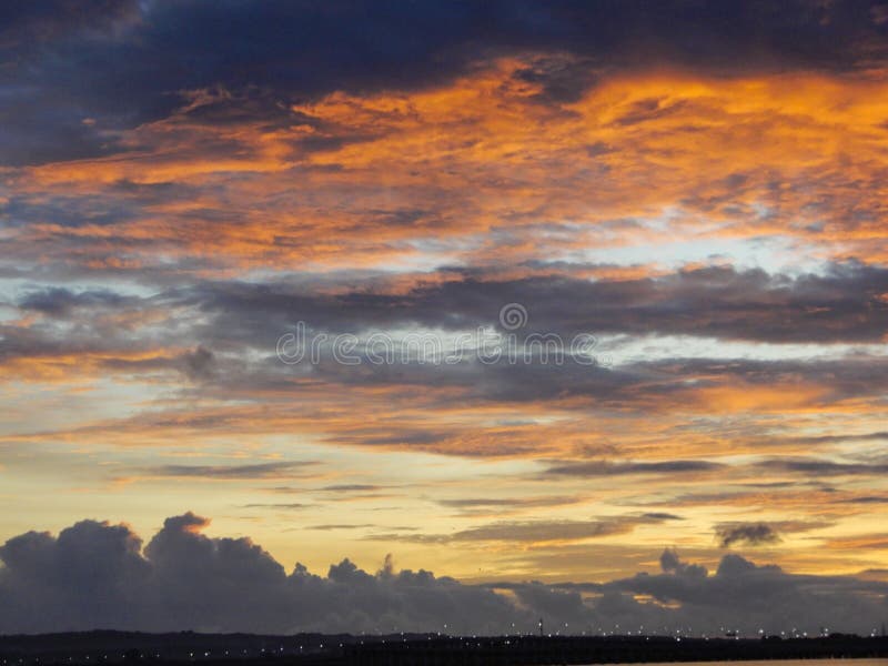 Sunset in Indonesia stock image. Image of nature, morning - 83569243