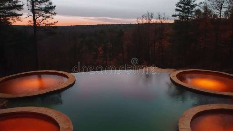 Sunset Infinity Pool, Hillside Retreat, Forest View, Tranquil Escape ...