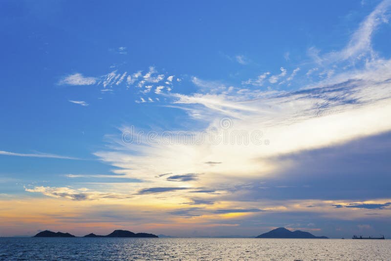 Sunset at isolated island stock image. Image of sunny - 31618495