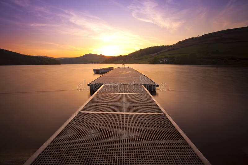 Sunset jetty stock image. Image of backgrounds, fishing - 25014527