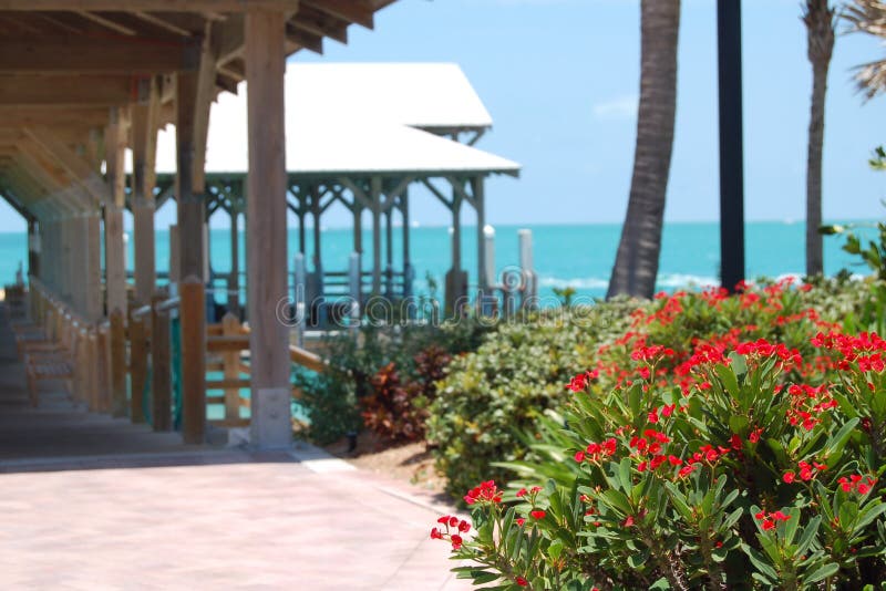 Sunset Key Dock stock image. Image of vacation, boat, travel - 3157275