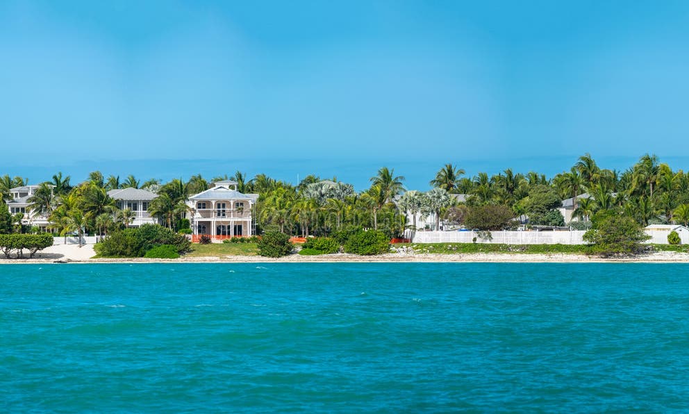 Sunset Key Panoramic View from Key West, Florida Stock Image - Image of ...