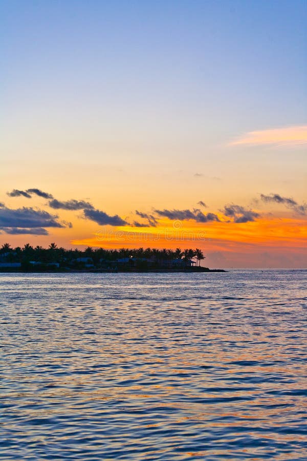 Sunset in Key West stock photo. Image of reflection, cloud - 18681984
