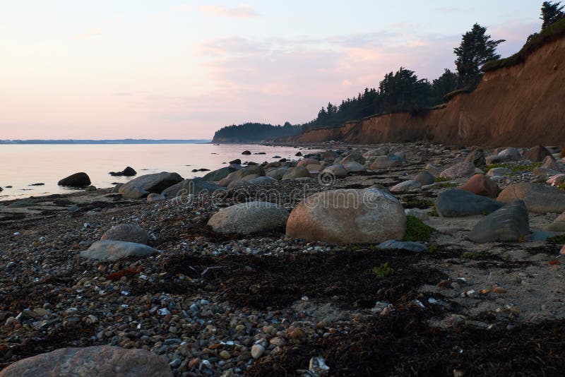 Sunset at Knud Beach in Denmark Stock Photo - Image of peaceful, knud ...