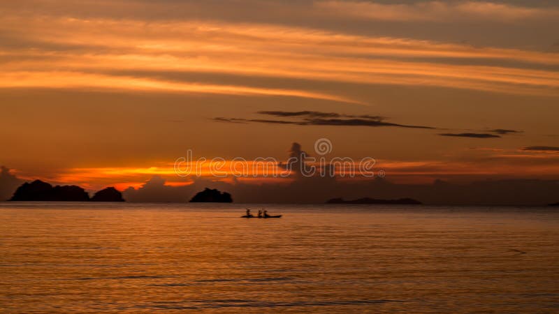 Sunset of Koh Samui Thailand. Stock Image - Image of holiday, thailand ...