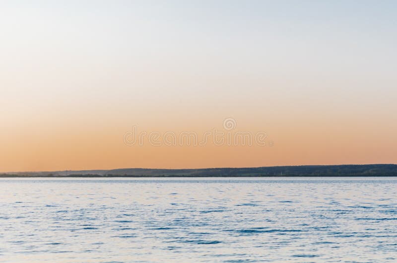 Sunset on Lake stock photo. Image of horizon, summer - 108012890