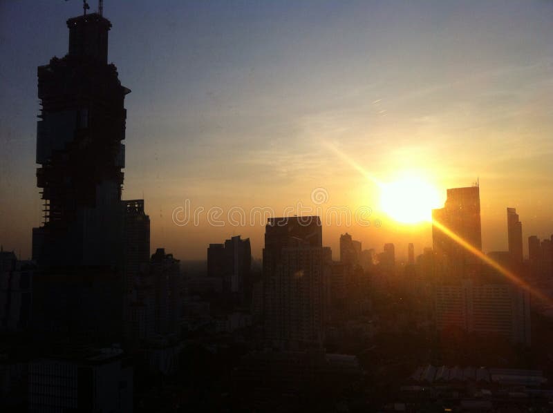 Sunset stock image. Image of year, sunset, bangkok, friday - 48339217